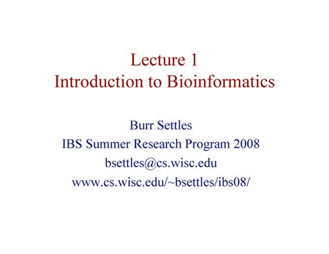 01 Intro Introduction To Biostatistics Lecture 1 Introduction To