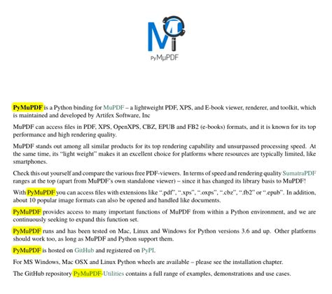 text extraction using pymupdf pymupdf just another text extraction… by harald lieder medium