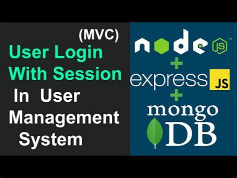 User Login With Session In User Management System Project Node JS