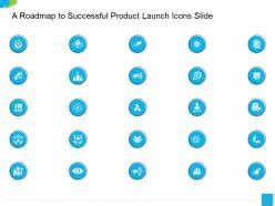 A Roadmap To Successful Product Launch Icons Slide Ppt Powerpoint
