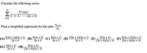 solved consider the following series