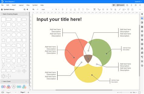 Cómo Hacer un Diagrama de Venn en Word EdrawMax Online