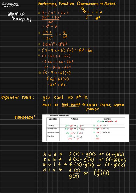 algebra 2 lesson 5 5 on operations add subtract multiply and divide expressions in
