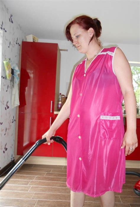 Nylons Pjs Pyjamas Blouse Nylon Work Overalls Night Dress Work