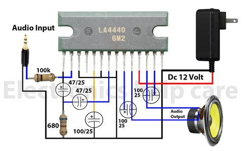 How To Wire Amplifier Diagram