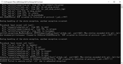 Failed To Execute Script Cli Due To Unhandled Exception Issue 14