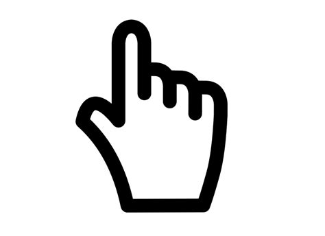 Hand Cursor PNG Transparent PNG Mart