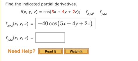 solved find the first partial derivatives of the function