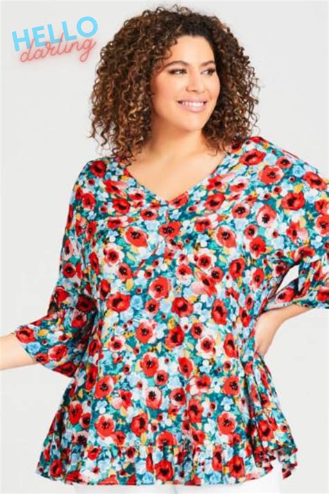 Fun In Florals Plus Size Tunic Tops From Plus Size Tops Plus Size Outfits Tunic
