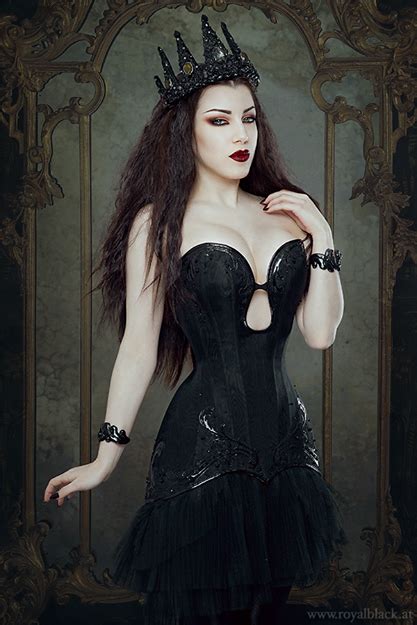 Model Threnody In Velvet Corset Dress Royal Gothic And Amazing