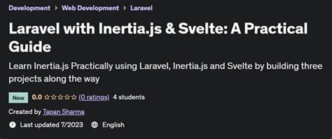 laravel with inertia js and svelte a practical guide