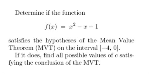 solved determine if the function f x x2 x 1 satisfies