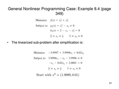 ppt chapter 8 linearization methods for constrained problems powerpoint presentation id 1197953