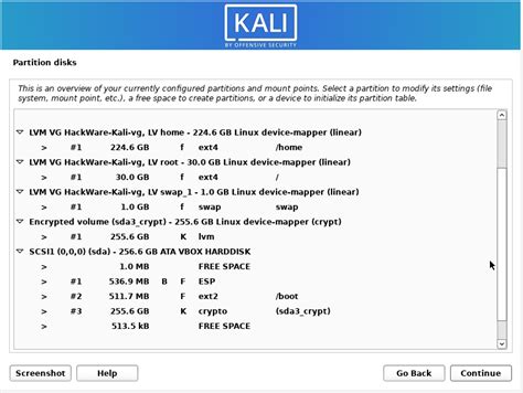How To Install Kali Linux With Encrypted Users Home Folder Auto