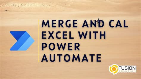 power platform เรื่อง merge and cal excel with power automate youtube