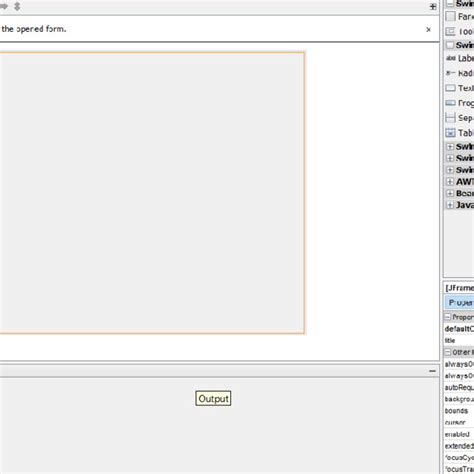 Shows GUI Builder In NetBeans 8 2 Version For Development Of Java GUI