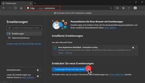 Erweiterungen für Microsoft Edge Chromium Add Ons Windows FAQ