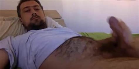Gorgeous Hairy Bear Jerking Off On Bed Free Gay Porn 2f Xhamster