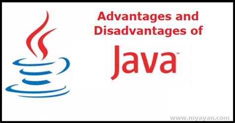advantages and disadvantages of java programming language