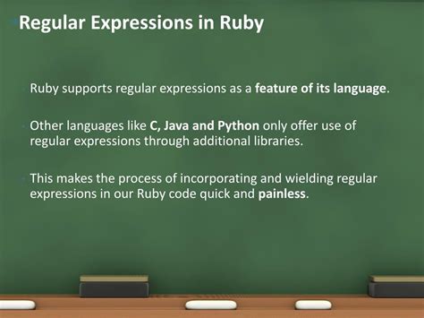 ppt ruby regular expressions powerpoint presentation free download id 2619901