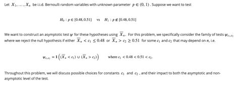 solved let xi xn be i i d bernoulli random variables