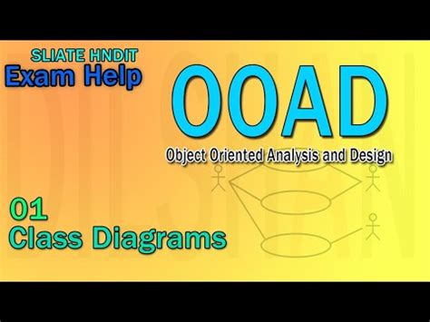 OOAD UML Diagrams 01 Object Oriented Analysis And Design Class