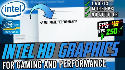 How To Optimize Intel HD Graphics For GAMING Performance In 2020 The