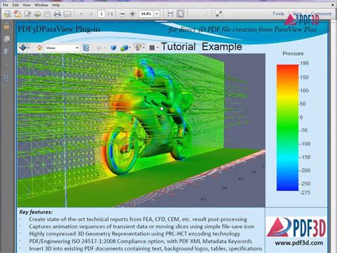 tutorial quickly create 3d pdf from openfoam with pdf3d paraview plugin on vimeo