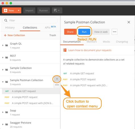 structure of a collection postman collection format