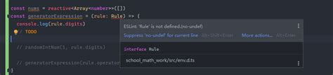 vue js why doesn t eslint recognize interfaces （written in d ts file） in vue stack overflow