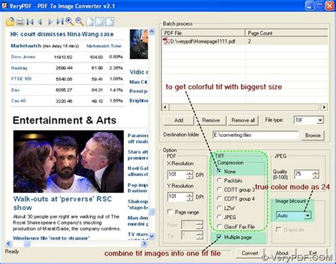 how to convert pdf to tif and make tif colorful as original pdf verypdf knowledge base