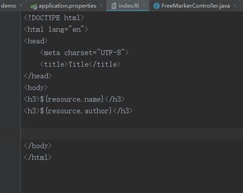 freemarker ftl模板 5步骤完成springboot 整合freemarker模板引擎 csdn博客