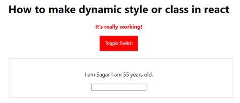 How To Make Dynamic Style Or Class In React Online Tutorial For