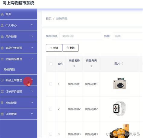 nodejs vue elementui网上购物超市系统java python php 用vue2 node js mysql element ui写一个前后端兼备的生鲜商城系统 csdn博客