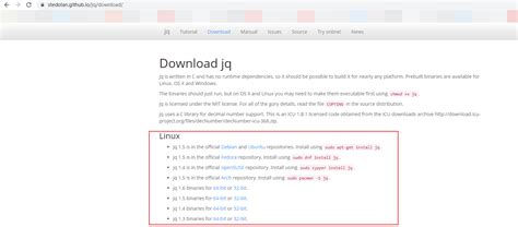 linux 学习笔记之（八）使用 jq 工具解析 json 字符串 夏之夜 博客园