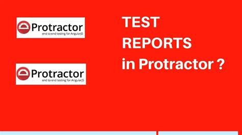 protractor tutorials 14 generating test reports in protractor automation framework youtube