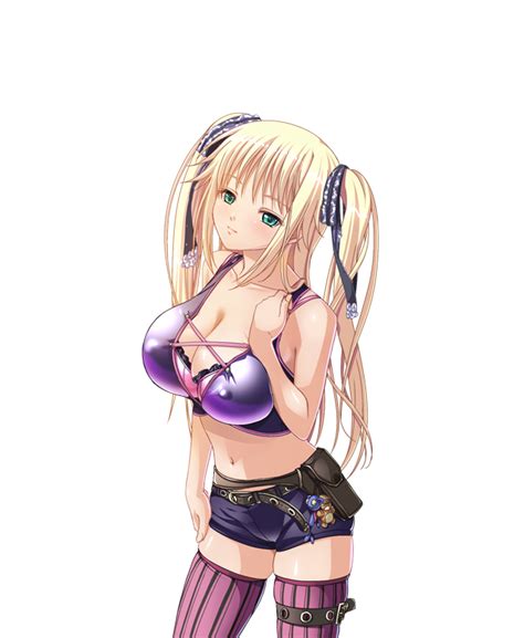The Big Imageboard Tbib Blonde Hair Blush Bra Breasts Cleavage Erect Nipples Frills Huge
