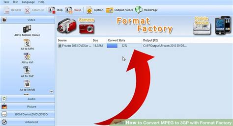 How To Convert MPEG To 3GP With Format Factory 5 Steps