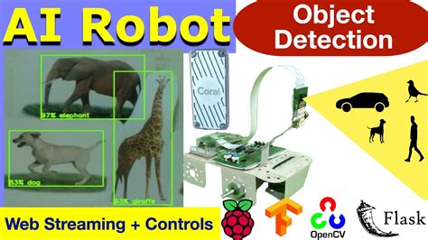ai robot object detection using tensorflow lite and web monitoring raspberry pi youtube