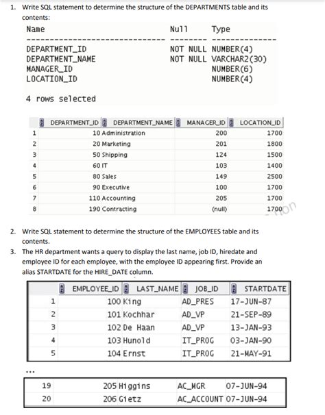 [solved] database i 1 write sql statement to determine