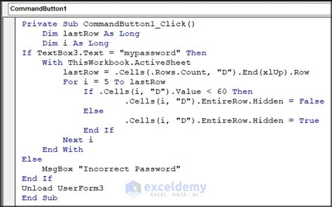 excel vba inputbox with password mask 2 examples