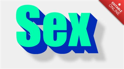 sex text effect generator