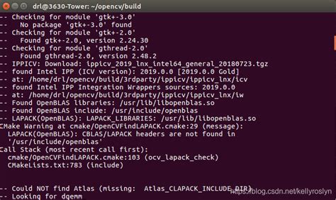 ubuntu16 04 安装opencv并编译 opencv libippicv a csdn博客