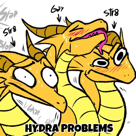 Hydra Problems Kevin Ghidorah Dragon Comic Godzilla Funny Furry Meme