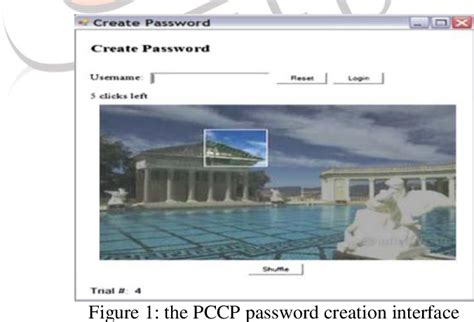 figure 1 from persuasive graphical password authentication using cued click point semantic scholar