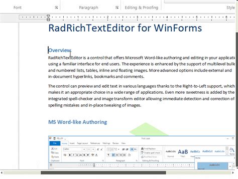 richtexteditor control telerik ui for winforms components telerik