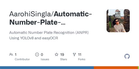 GitHub AarohiSingla Automatic Number Plate Recognition ANPR