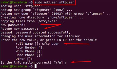 How To Create SFTP User For A Web Server Document Root TecAdmin