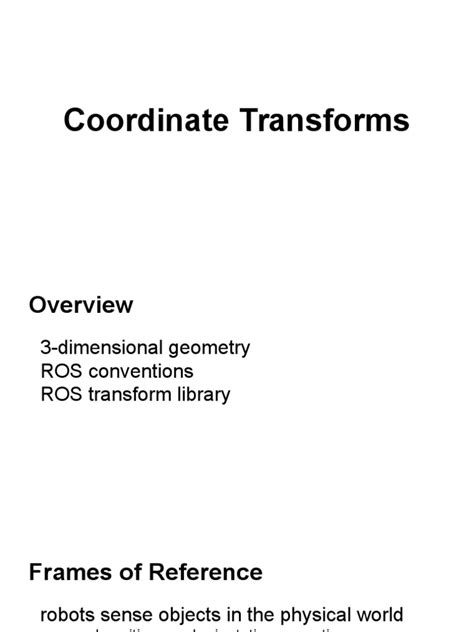 coordinate transforms pdf rotation cartesian coordinate system