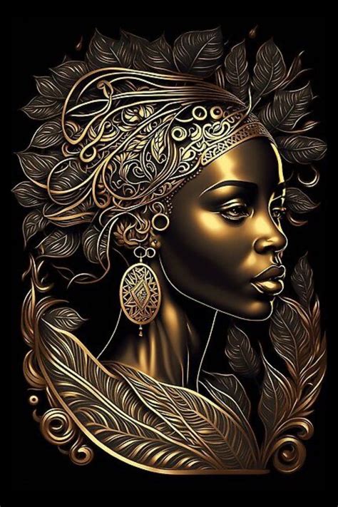 African Woman Poster By Dorthytoy Displate Artofit